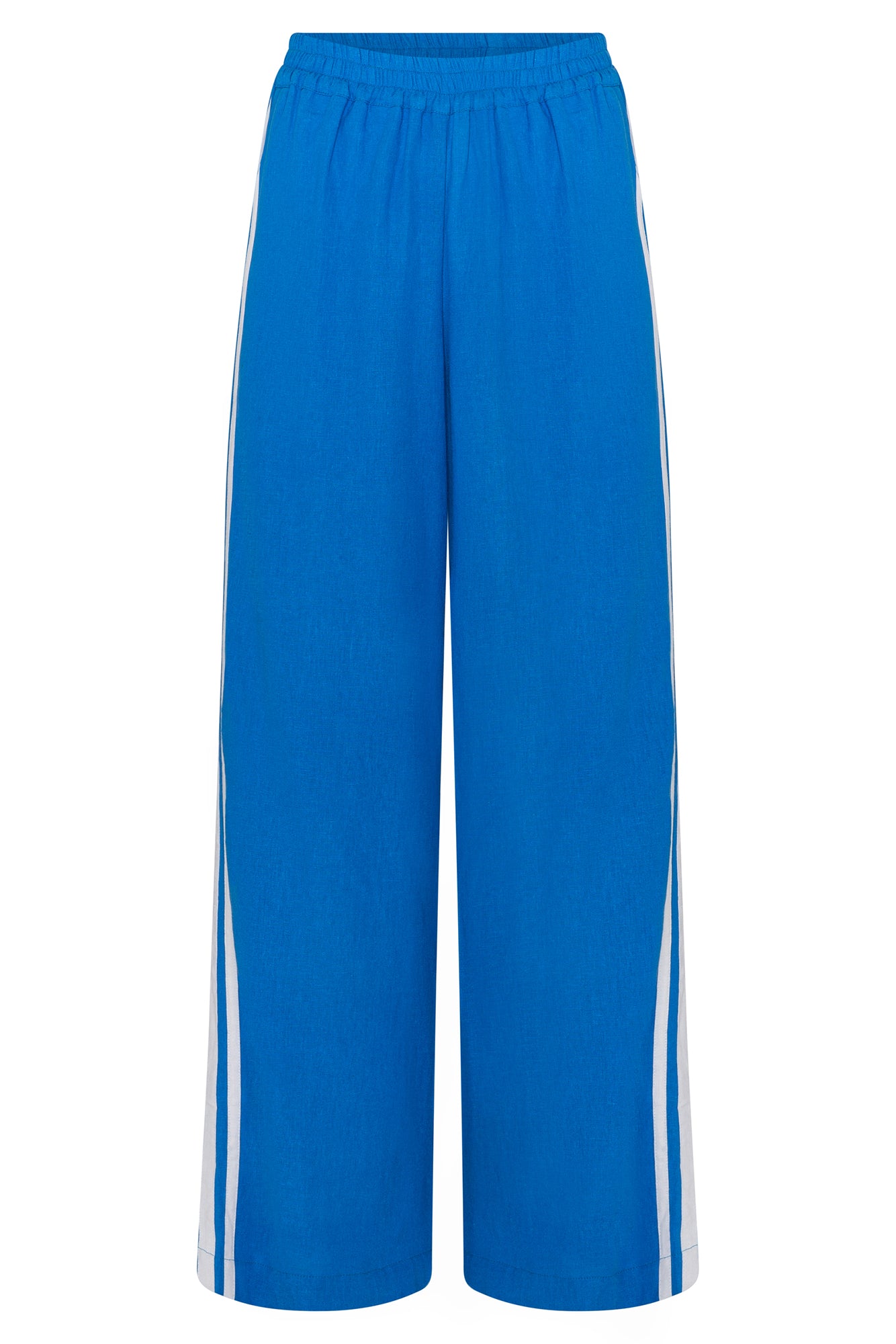 Jaya Linen Pant - Cobalt Blue - Zaziba Studio